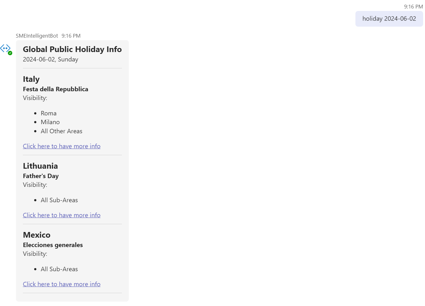 Commands and Examples | SME Intelligent Bot Wiki